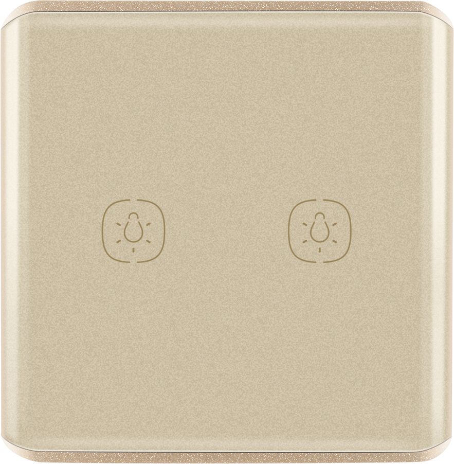 2 gang Light ZigBee Switch – Modelos Home Automation
